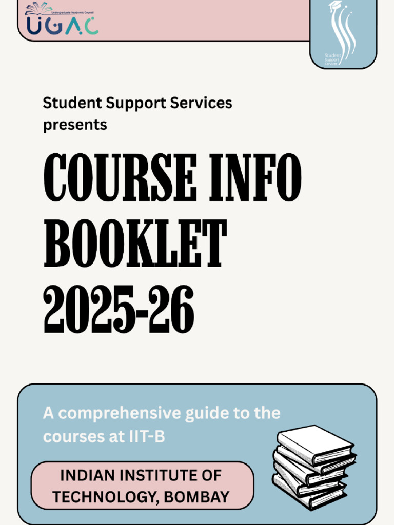 IIT Bombay Course Info Booklet - SSS 2025-26 | PDF | Course Credit ...