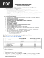 2024-25 Hostel Fee Structure Overview | PDF