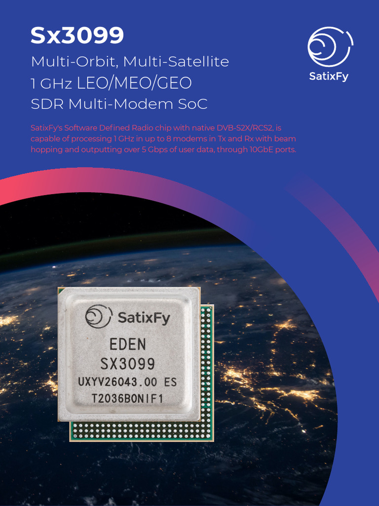 SatixFy Sx3099: DVB-S2X/RCS2 Modem | PDF | Computer Engineering ...