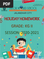Class 2 Summer Holiday Homework Guide | PDF | Plural | Noun