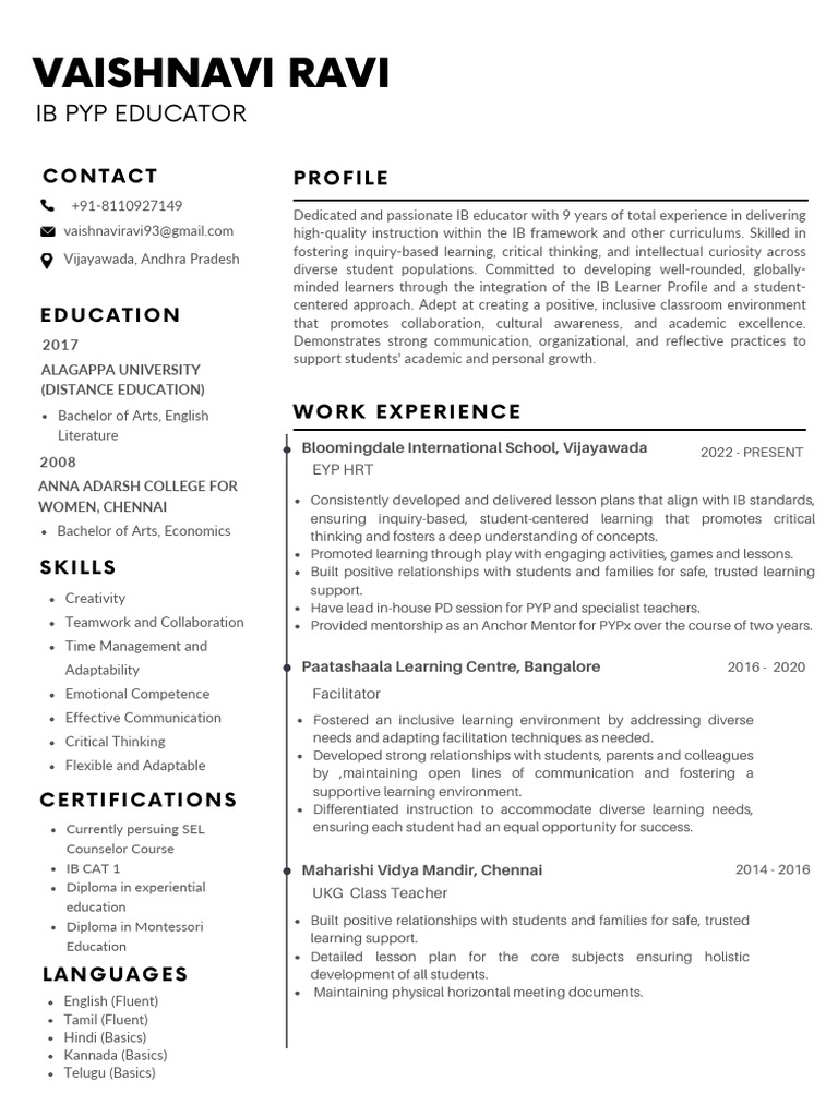 Vaishnavi Resume '25 - 20250315 - 210124 - 0000 | PDF | Mentorship | Learning