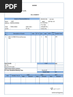 Mobile Shop Bill Format Template | PDF