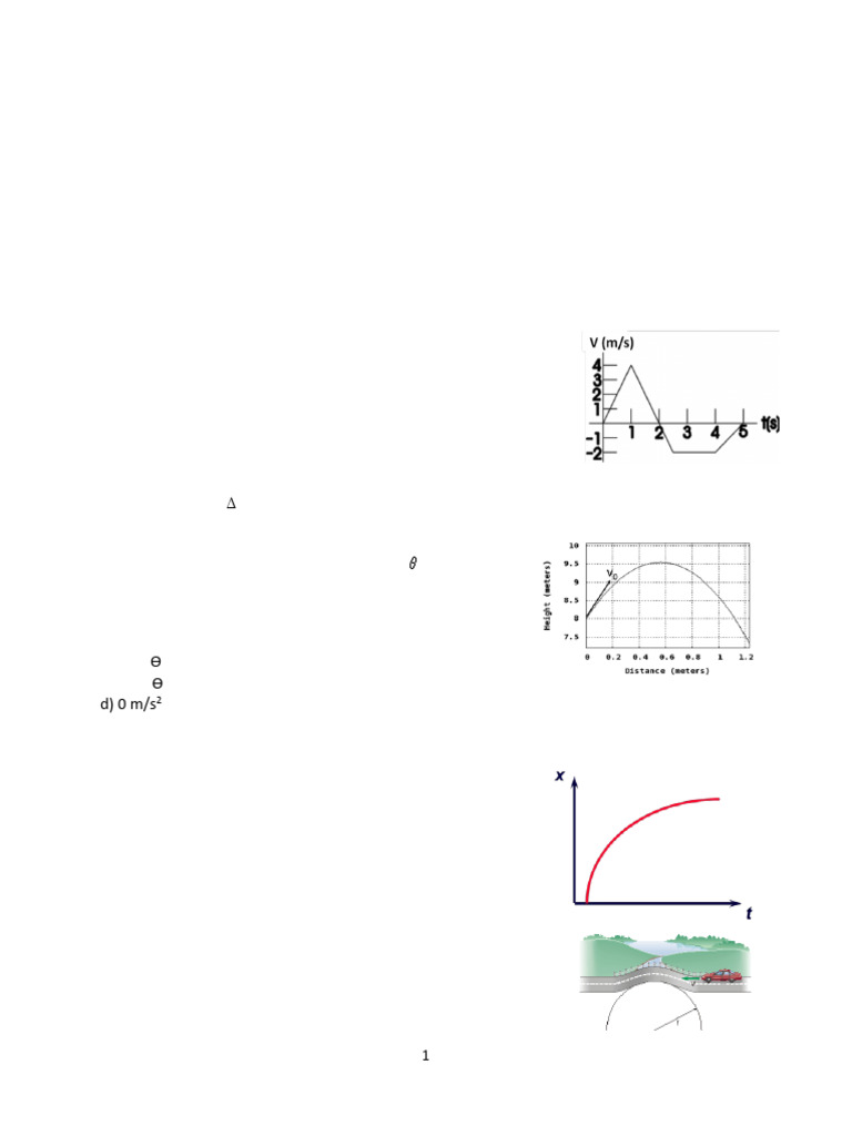 PHYS 1211 Final Exam Review Questions | PDF | Velocity | Acceleration