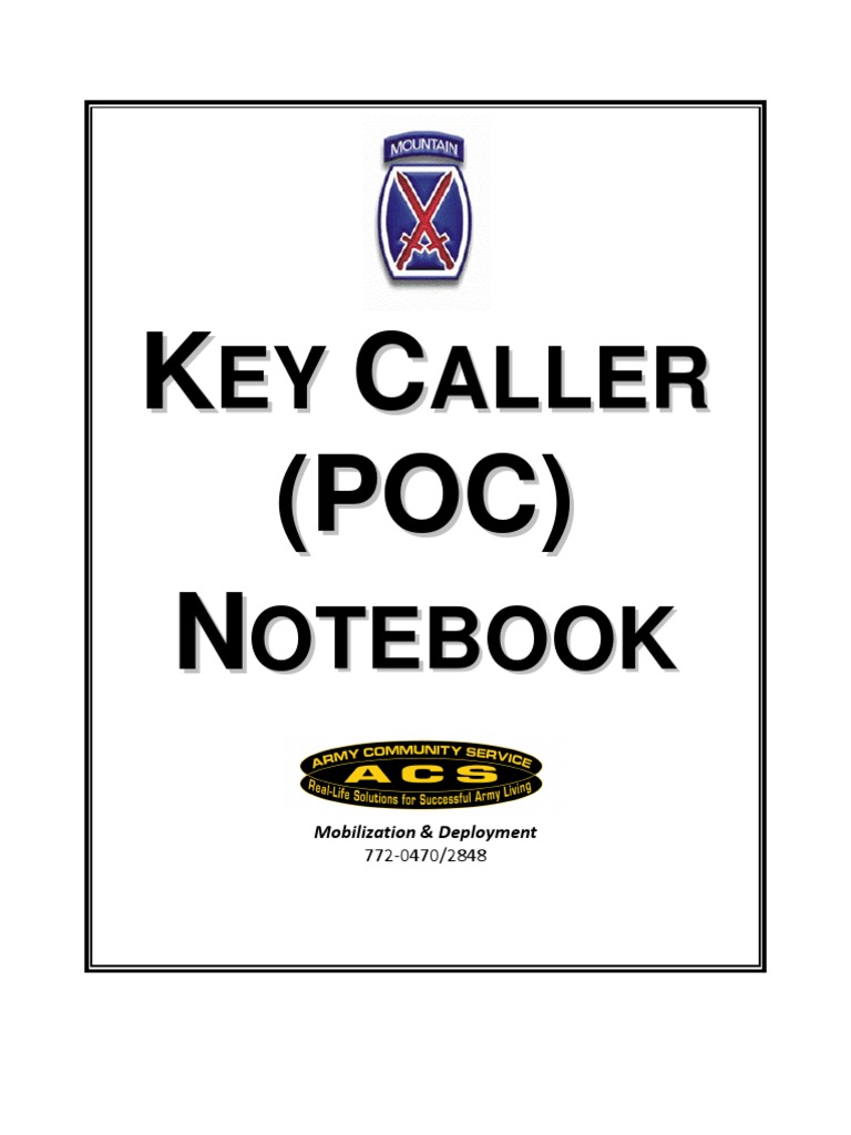 Key Caller Notebook 12-2011 | PDF | Volunteering | Employment