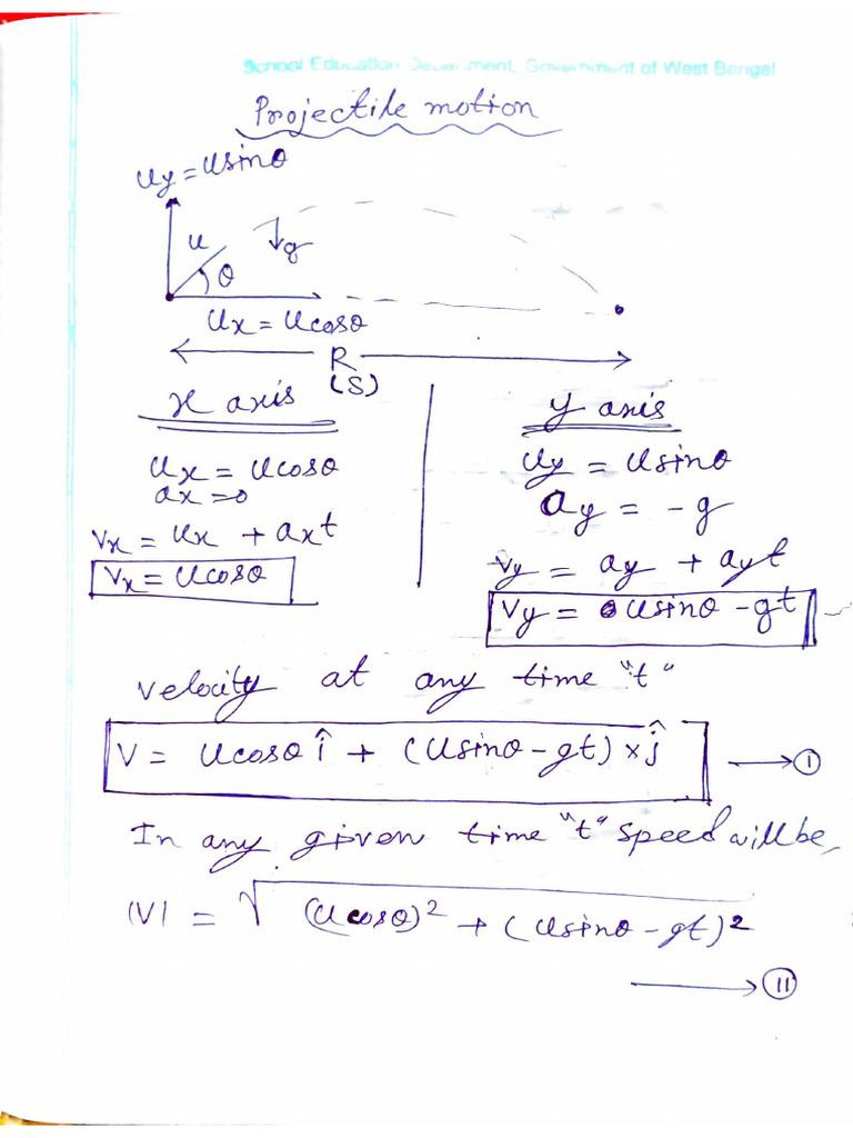 Projectile Motion | PDF