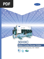 Carrier 30HXC Water-Cooled Chiller Guide | PDF | Heat Exchanger | Air ...
