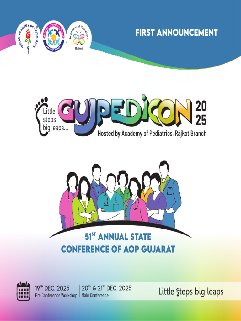 Gujpedicon 2025 First Announcement | PDF