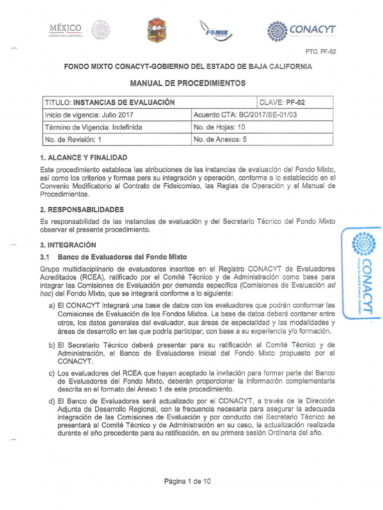 PF-02 Instancias de Evaluación | PDF