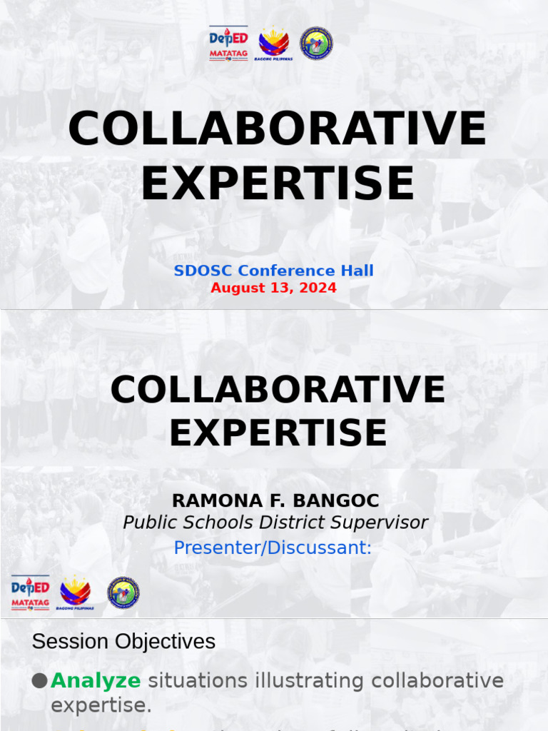 Collaborative Expertise RFB-Div Template | PDF | Teachers | Lesson Plan