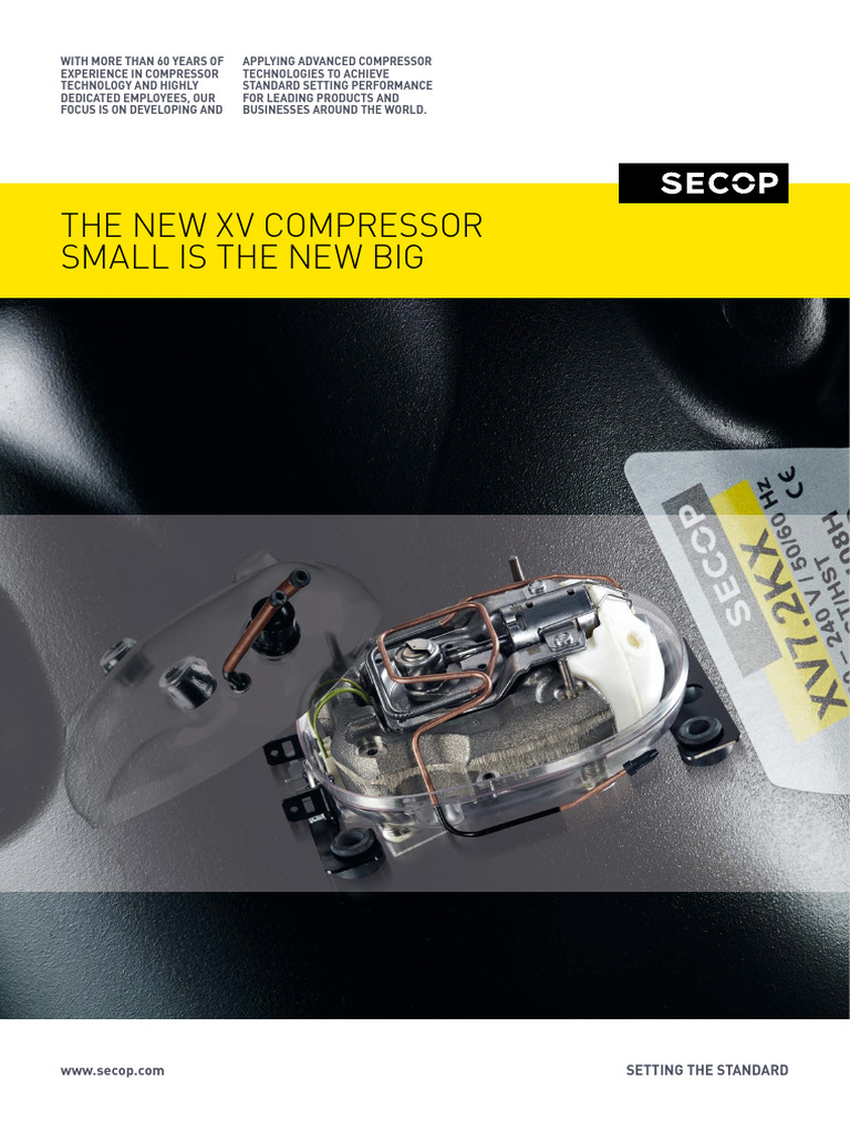 Secop XV Compressor 05-2018 Desb300a502 | PDF | Refrigerator