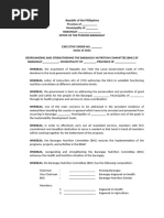 Executive Order No. 003 Creating BNC | PDF
