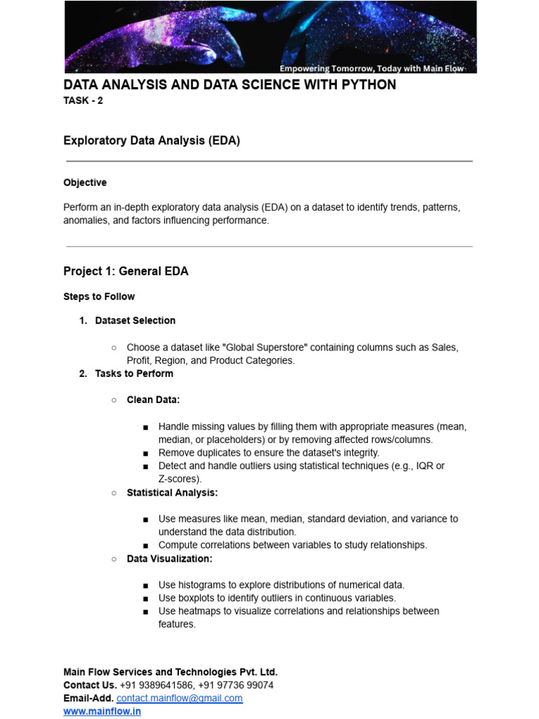 Exploratory Data Analysis with Python | PDF | Data Analysis ...