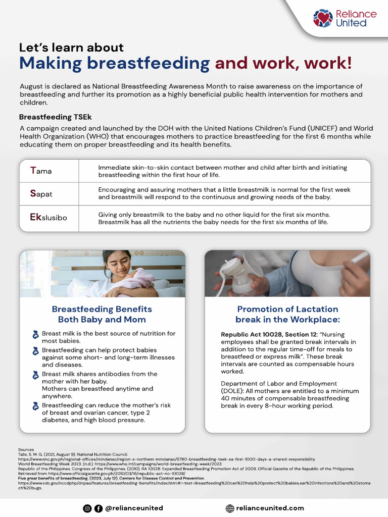 Breastfeeding Support in the Workplace | PDF