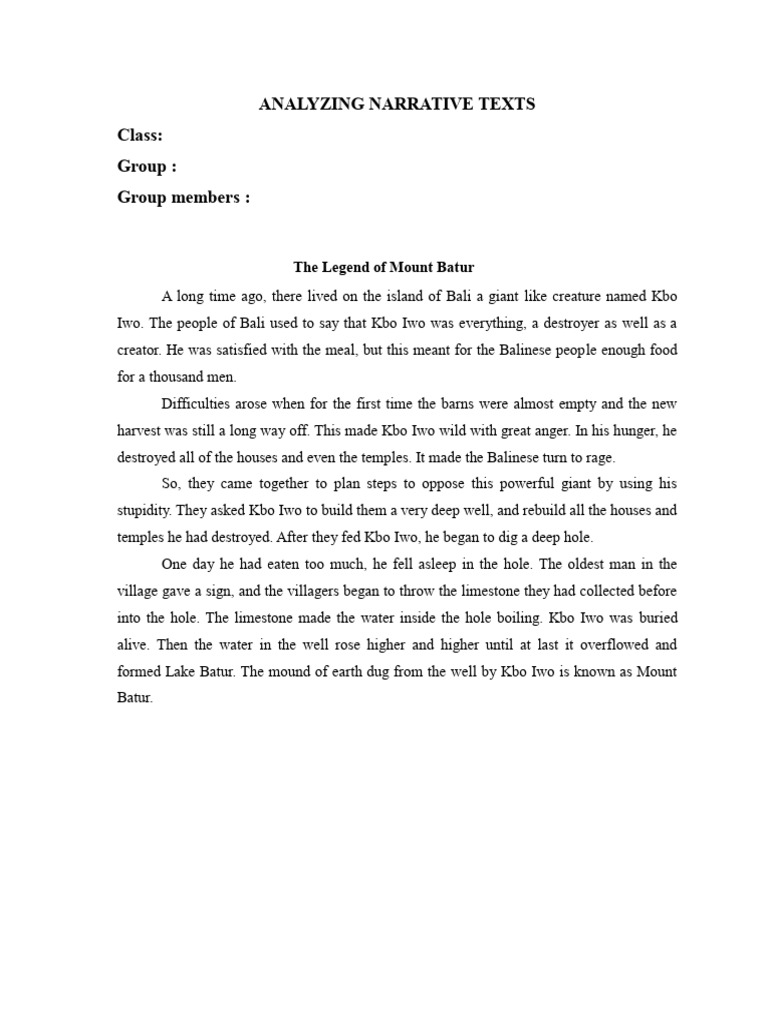 Analyzing 5 Narrative Texts - Pengembangan Bahan Ajar | PDF | Rapunzel ...