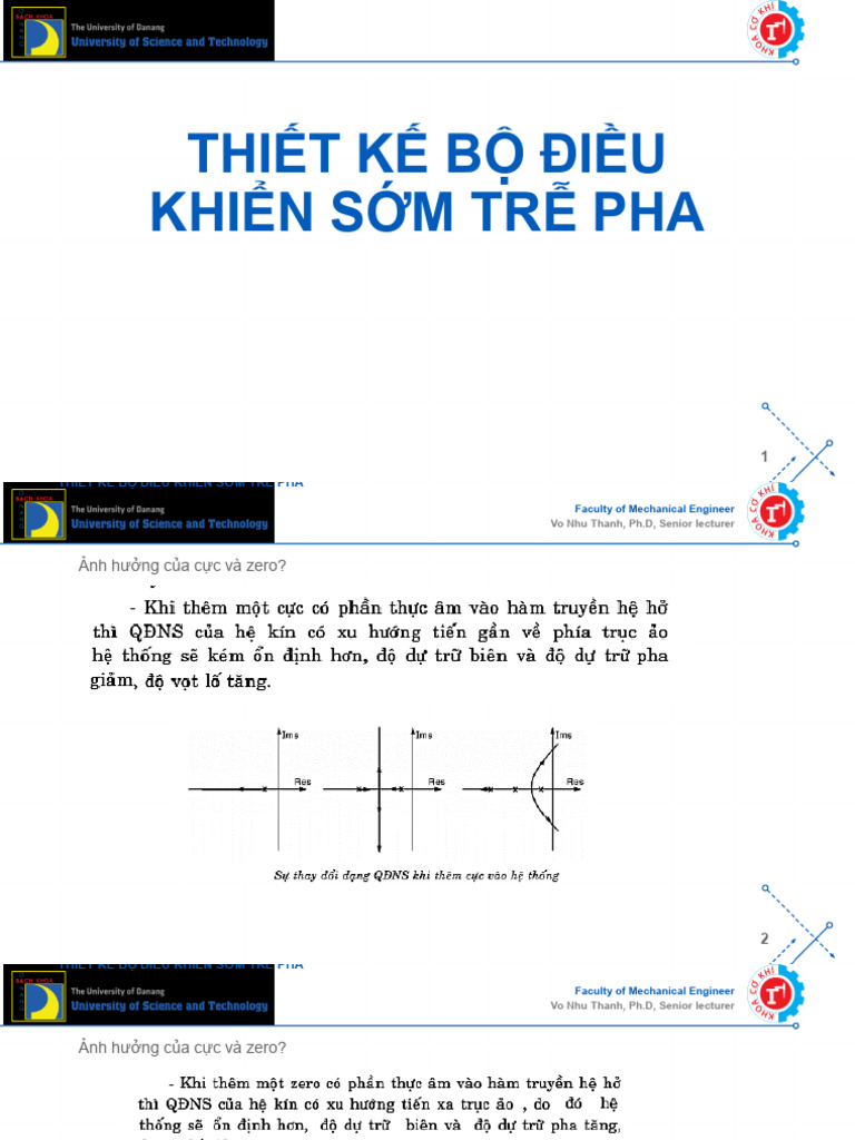 Buoi 9 - Điều khiển sớm trễ pha | PDF