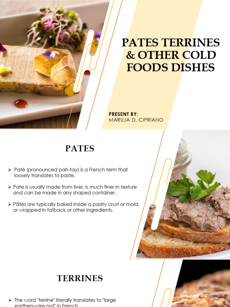 History of Pates and Terrines | PDF | Food And Drink | Asian Cuisine