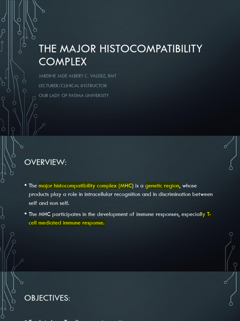 The Major Histocompatibility Complex | PDF | Major Histocompatibility ...