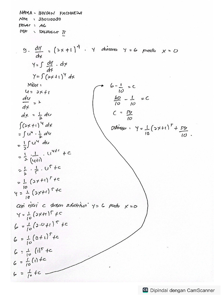 PR KALKULUS II No. 9 | PDF