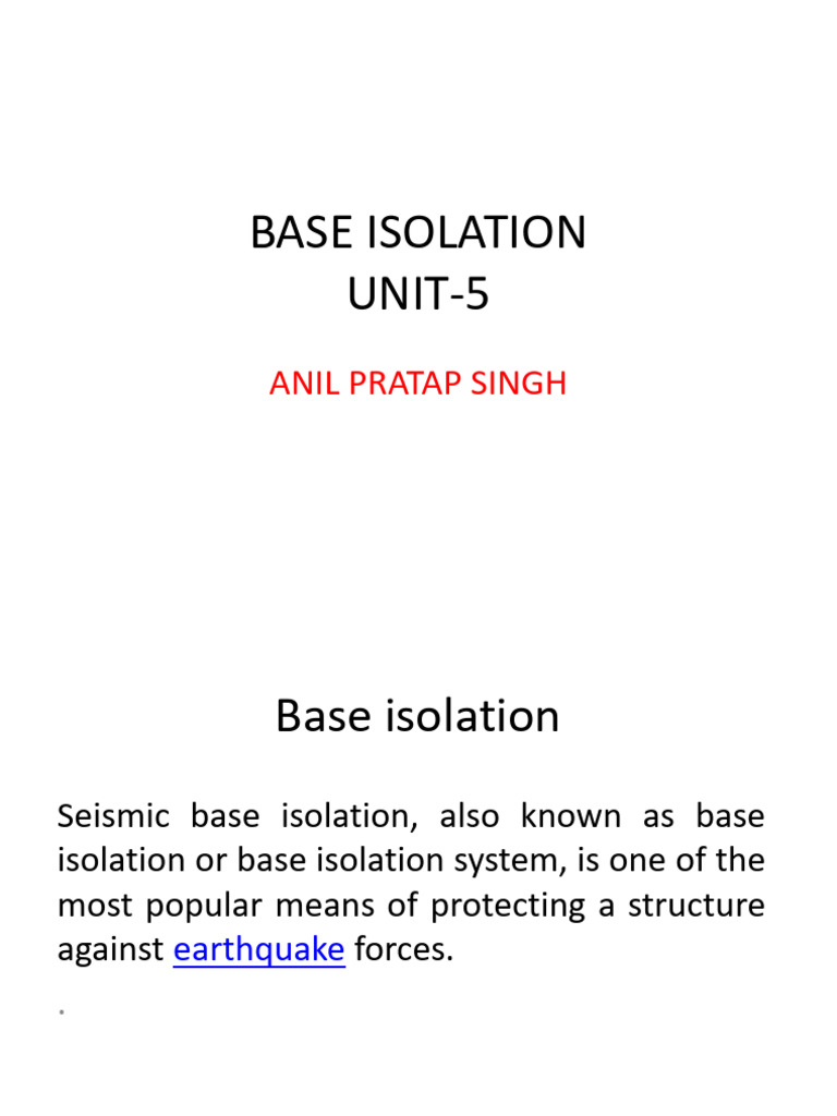 Ball Bearings in Base Isolation Systems | PDF | Bearing (Mechanical ...