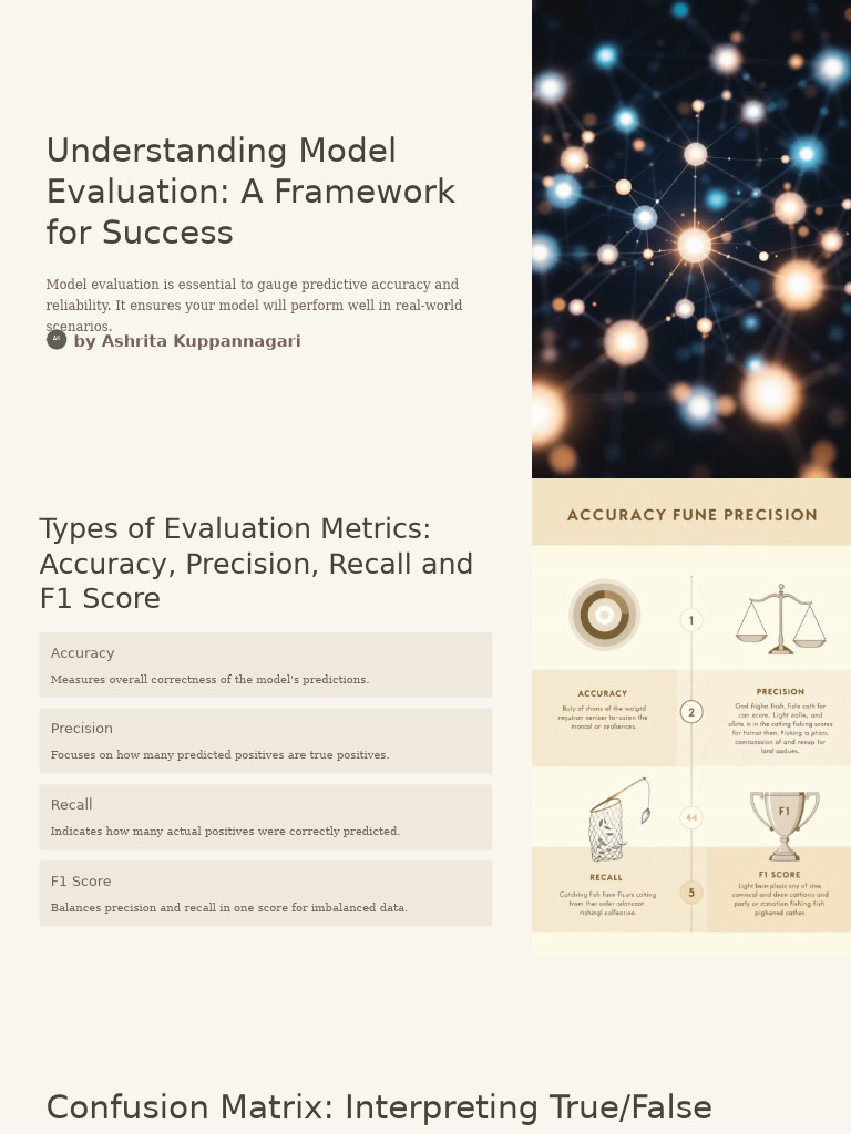 Understanding Model Evaluation A Framework For Success | PDF | Receiver Operating Characteristic ...
