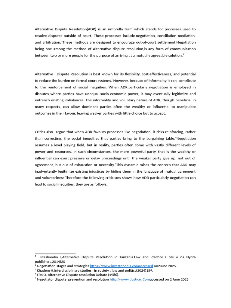 Adr Introduction | PDF