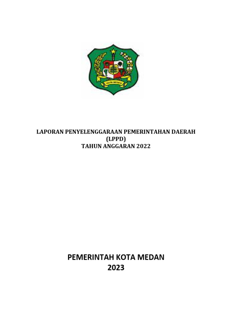 Lppd Kota Medan 2022 | PDF