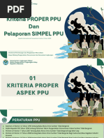 Sosialisasi PROPER 2025 - Deputi PPKL | PDF
