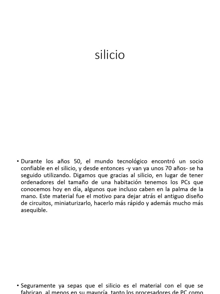 Si Licio | PDF | Circuito integrado | Semiconductores