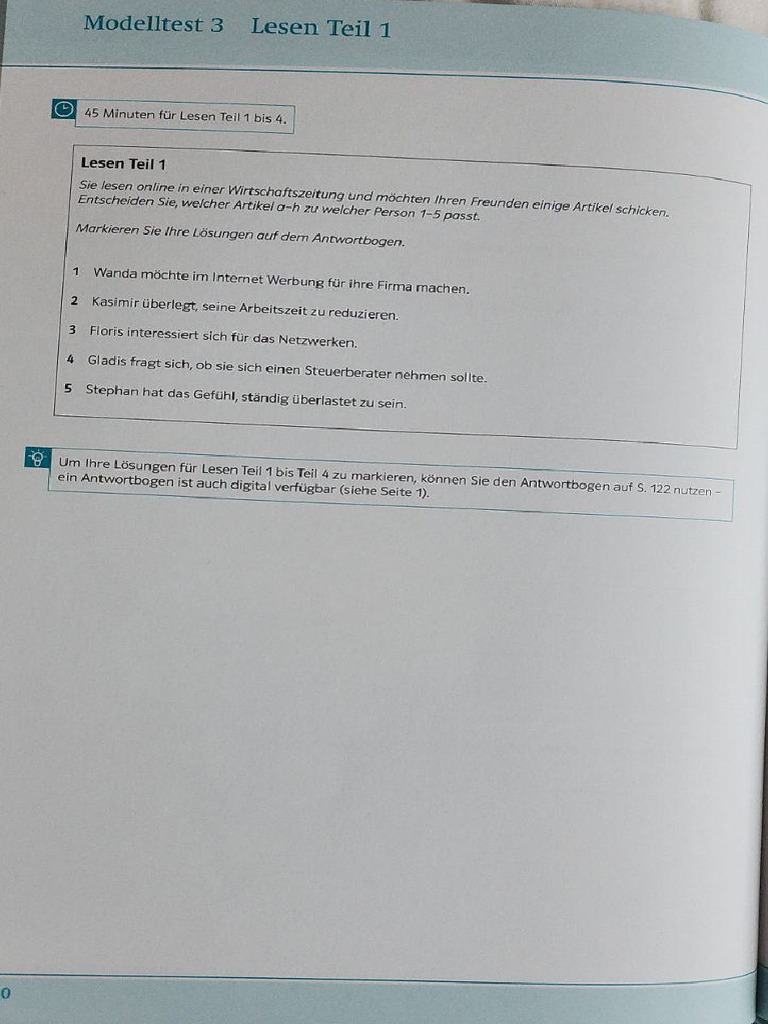 Modeltest 3 Klett | PDF