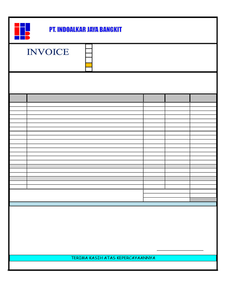 Invoice PT. Pyramide Paramount Indonesia 2024 | PDF