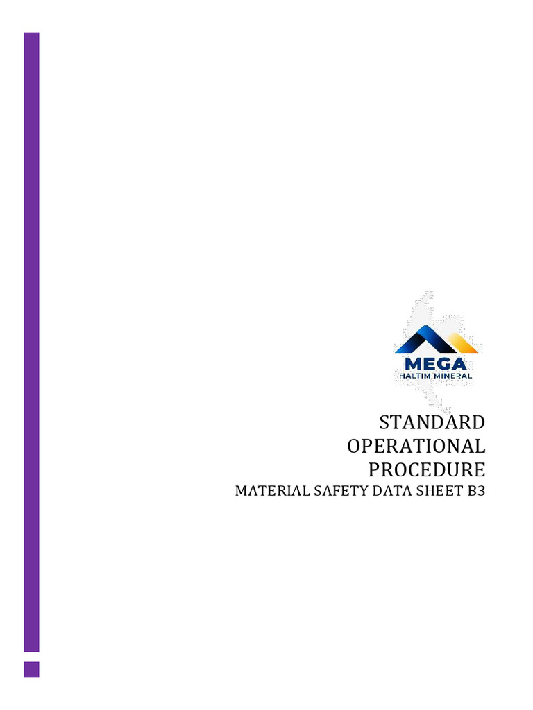 Sop-Mhm-Hse-Env-I-033-2022 (00) - MSDS | PDF