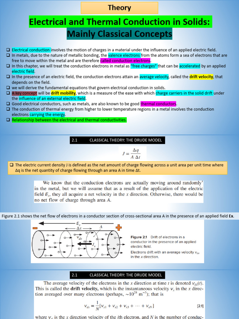 Drift Velocity | PDF | Electrical Resistivity And Conductivity | Electron