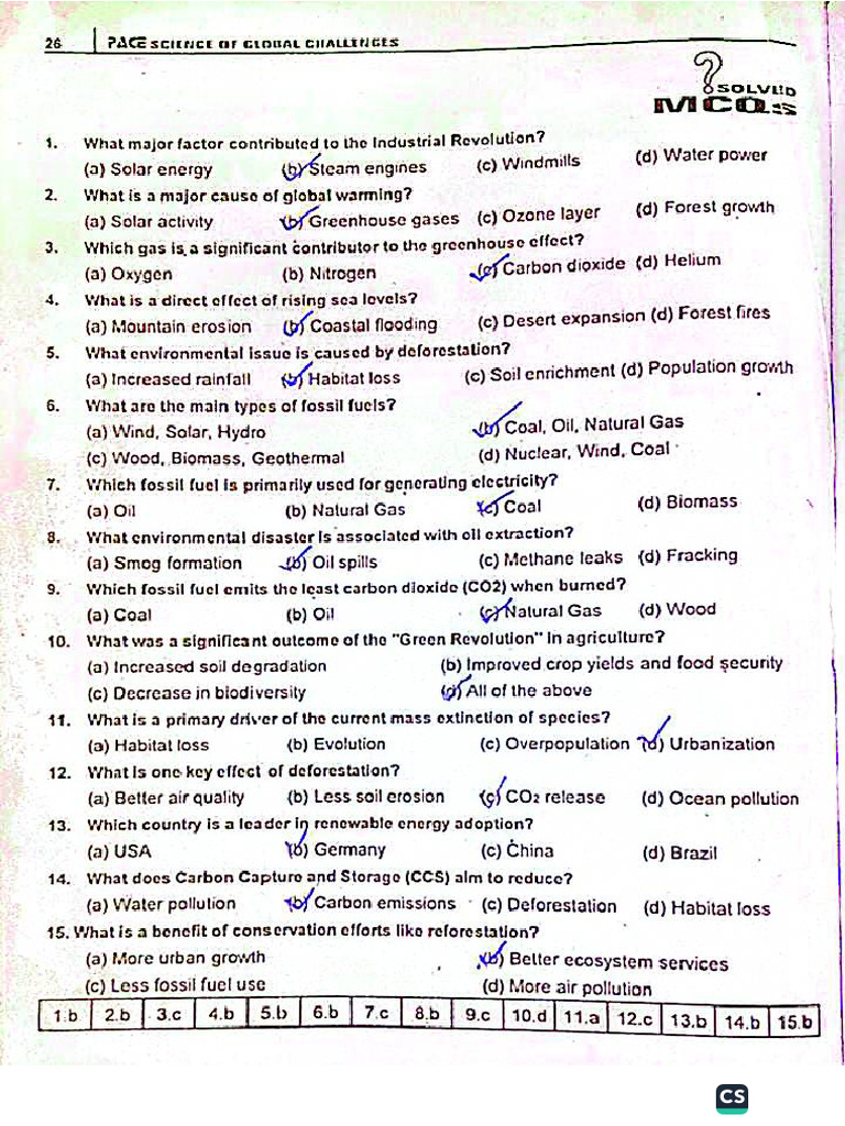 Science of Global Challenges PDF Download | PDF