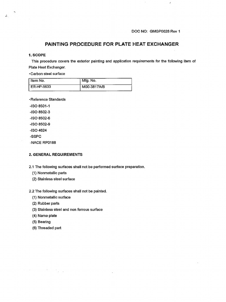 Painting Procedure | PDF