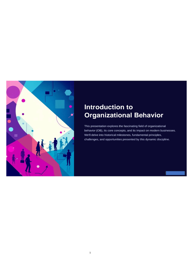 Organizational Behavior) | PDF