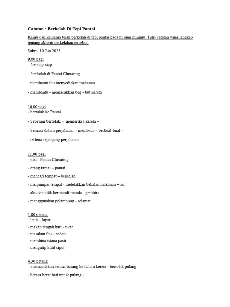 Catatan - Perkelahan | PDF