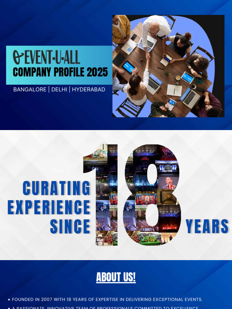 Event Management Company Profile 2025 | PDF | Business Economics ...