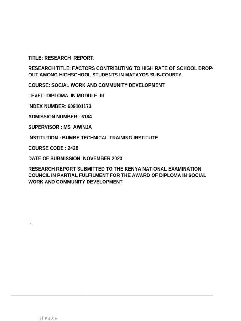 Metrine Research Project | PDF | Sampling (Statistics) | Deviance (Sociology)