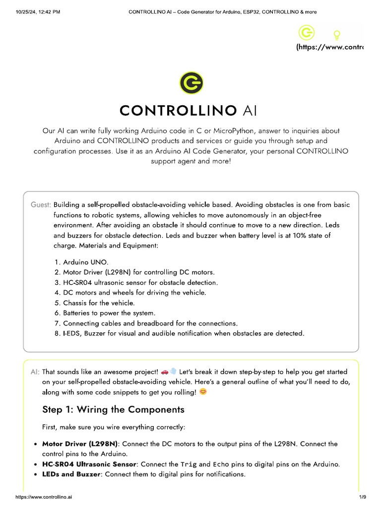 3rd Controllino Ai - Code Generator For Arduino, Esp32, Controllino ...