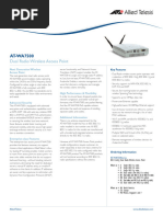 Aruba AP-505 Specifications Overview | PDF | Ieee 802.11 | Physical ...