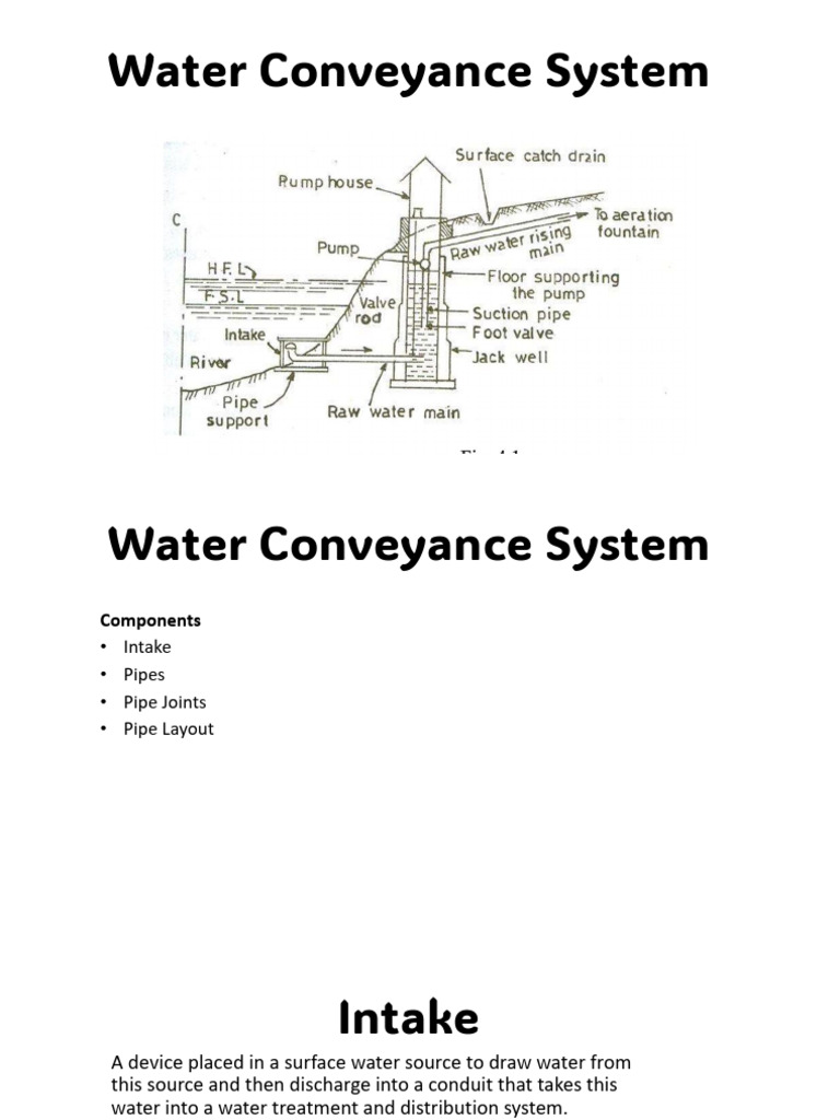 Water Conveyance System Overview | PDF | Pipe (Fluid Conveyance ...