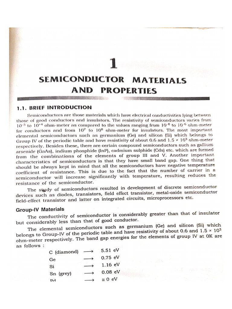 Semiconductors | PDF