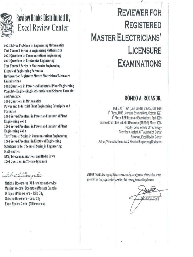 Rme Reviewer by Rojas Part1 | PDF
