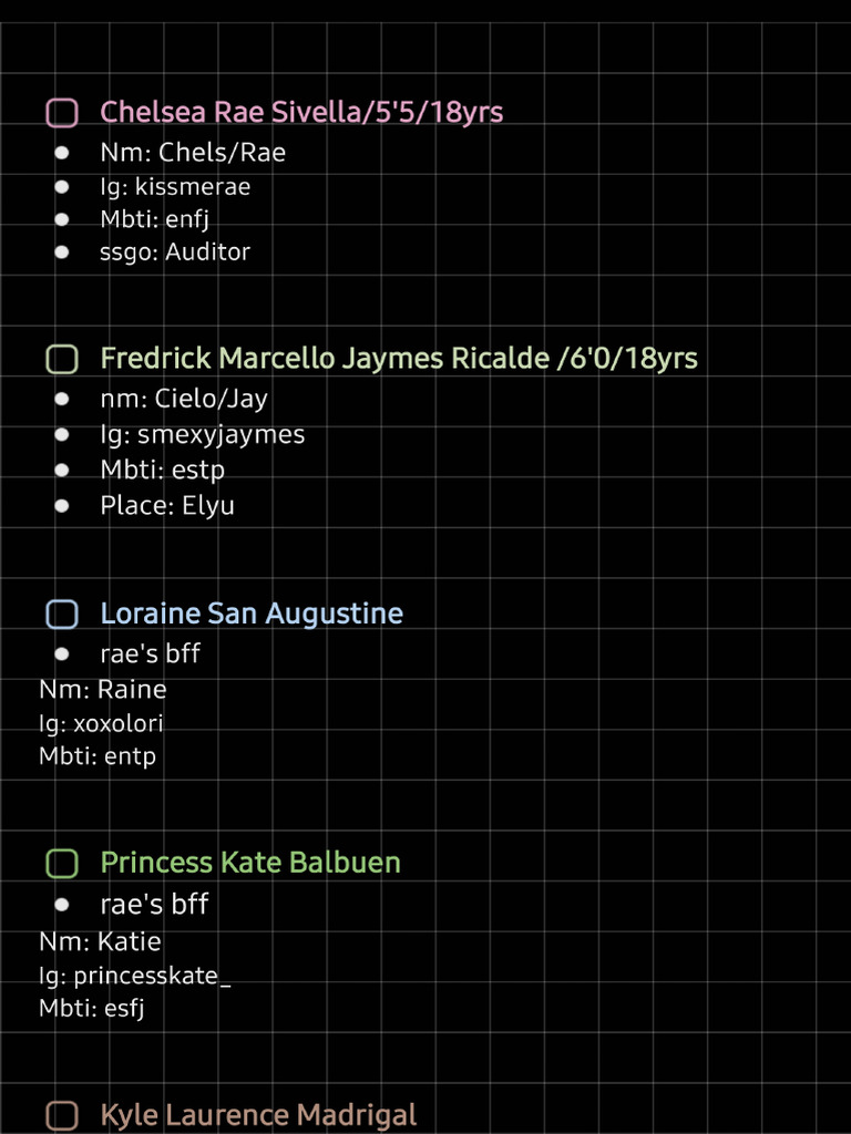 Love Chasers Characters | PDF