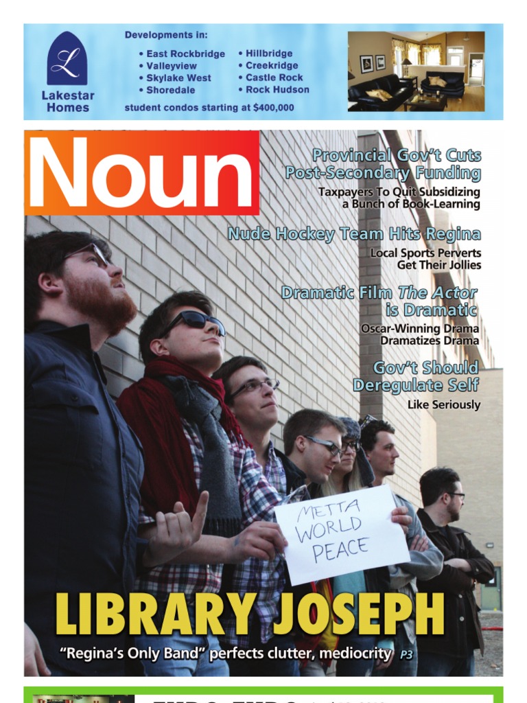 Noun Magazine | PDF | Saskatchewan | Leisure