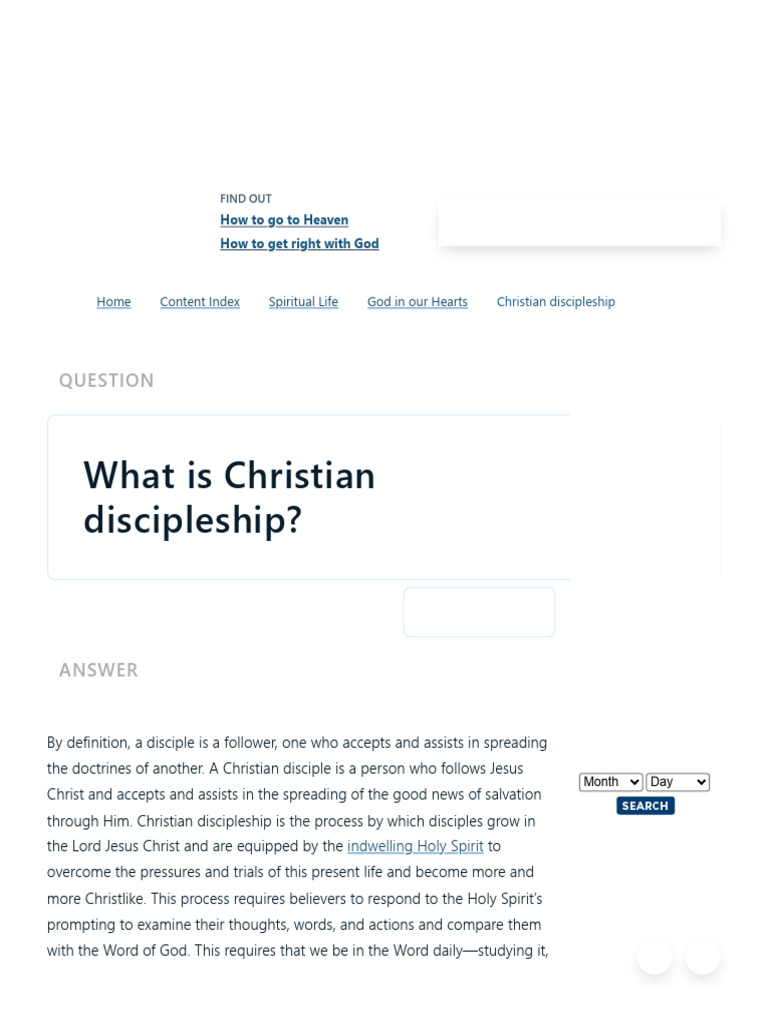Understanding Christian Discipleship | PDF | Disciple (Christianity ...