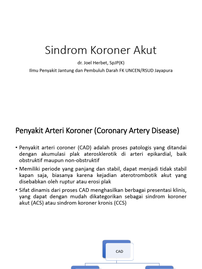 Sindrom Koroner Akut | PDF