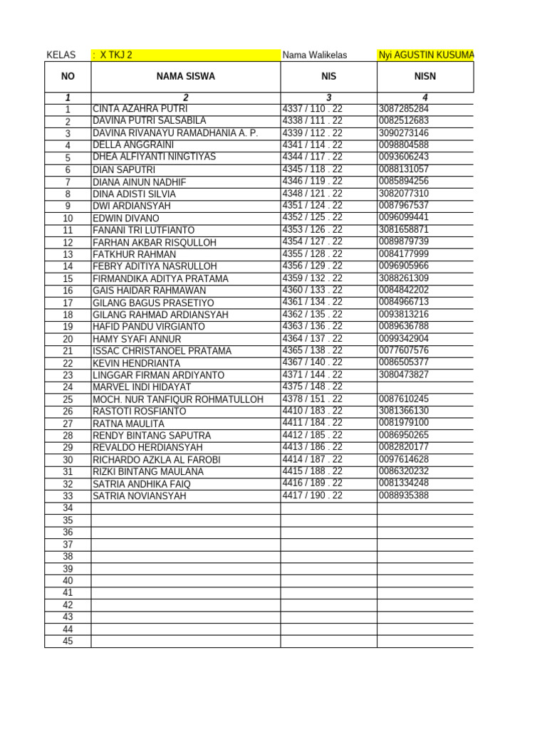 1 - Rapor Sas Ganjil X-TKJ 2 (B.danik) 24-25 Fix | PDF