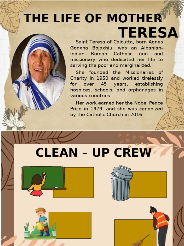 Life and Legacy of Mother Teresa | PDF