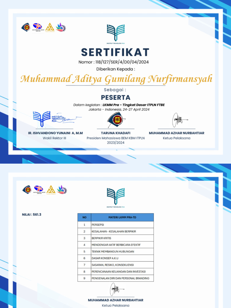 Muhammad Aditya Gumilang Nurfirmansyah | PDF
